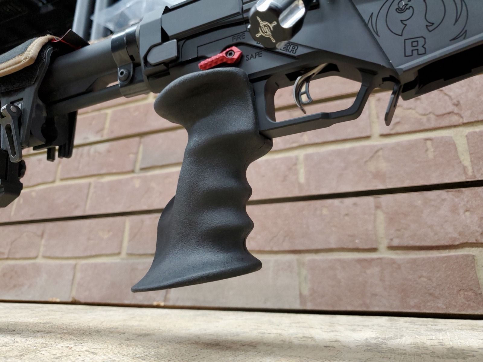 Heavy Duty Finger Groove Grip Ergonomic Handle