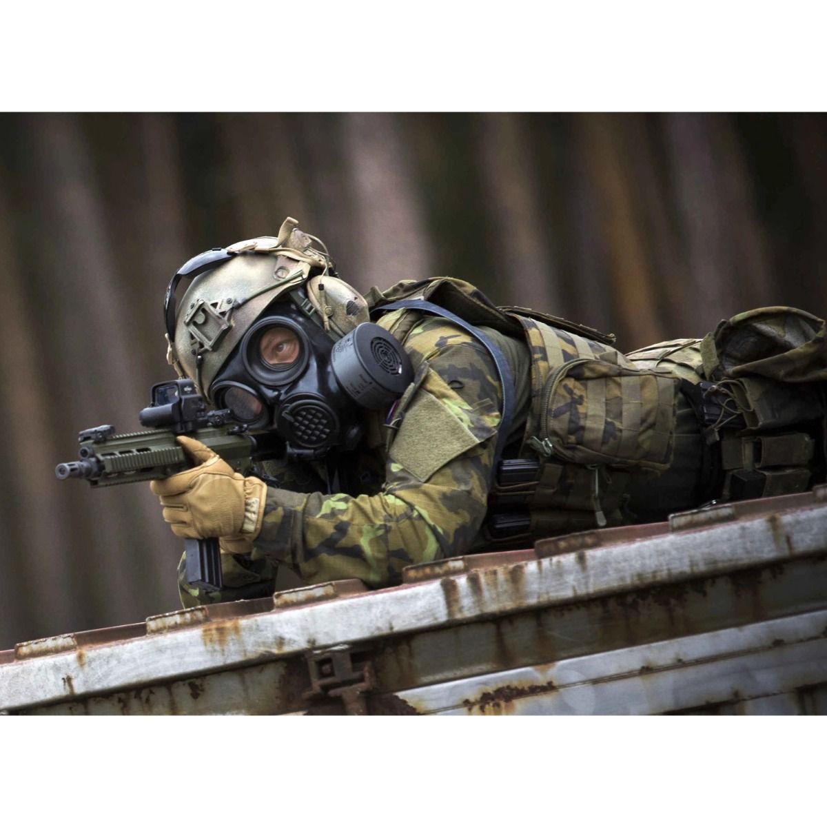 CM-7M Military CBRN Gas Mask by MIRA Safety - Bundle