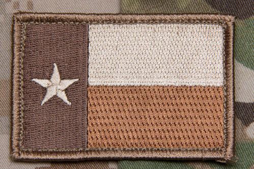 texas flag morale velcro patch