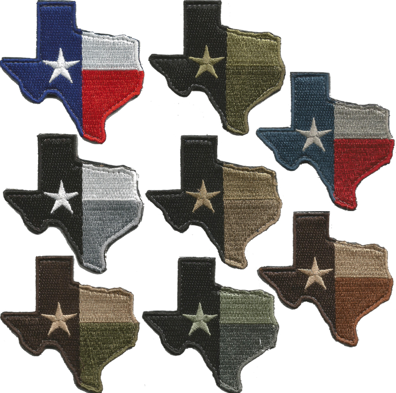 Die-Cut Texas Patch